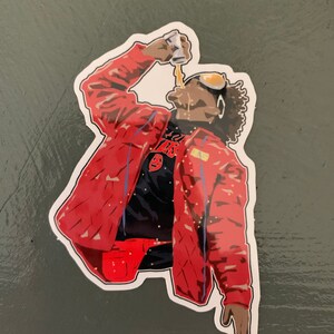 KC WOLF Kansas City Chiefs Sticker Weatherproof Vinyl | Etsy