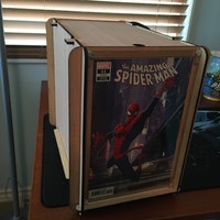 45 RPM Record Storage Box & Display Frame PLUS 3 Alpha Record Dividers ...