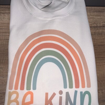 Rainbow Be Kind SVG Cut Files Cricut Files Cute T-shirt Cut File ...