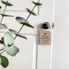 Zoom Meeting Door Sign, Video Call Door Sign, Wood Door Sign, Privacy ...
