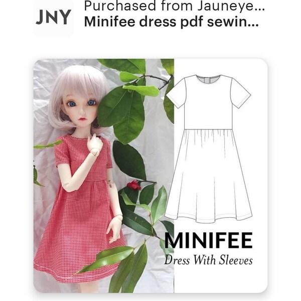 BJD Pattern, Doll Pattern, Cloth Doll Pattern, PDF Sewing Pattern, SD13 ...