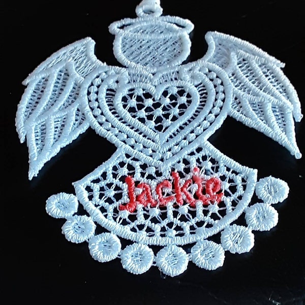 Memory Angel (free Standing Lace - A Finished Embroidery Product, Not a ...