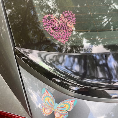 Vine and Leaf Sticker, Plant Sticker, Plant Decal, Car Window Decal ...