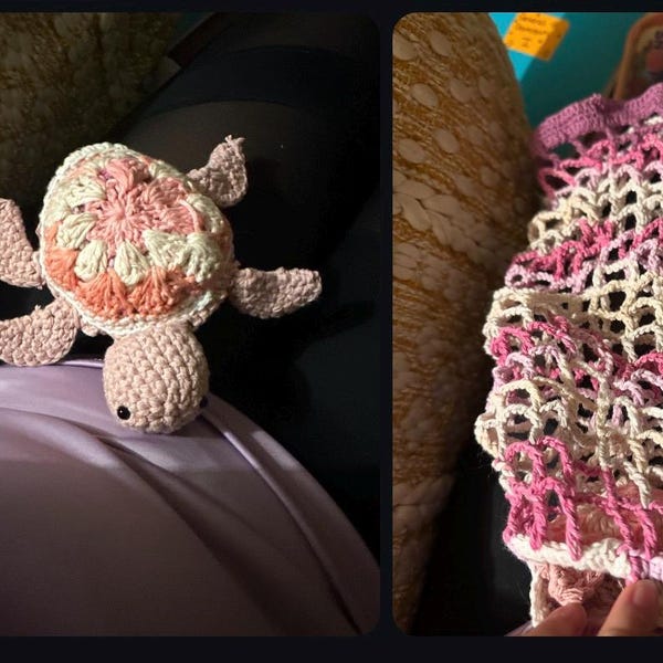 Foldable Turtle Bag - PDF Crochet Pattern - Etsy