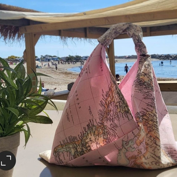 Small Japanese Origami Bag | PDF Sewing Pattern & Tutorial | Instant ...