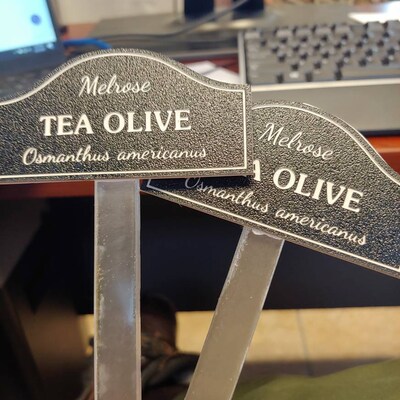 Custom Garden Stakes, Flower Labels, Plant Name Tags, Identification ...