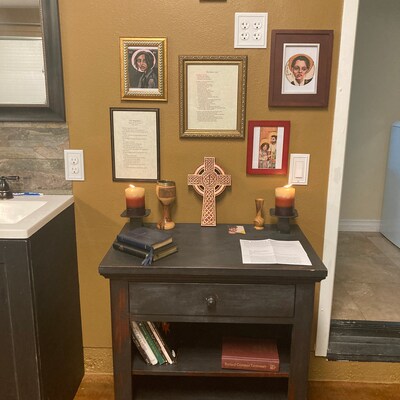 The Visitation Modern Icon 5x7 Print - Etsy