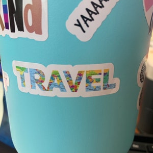 Map Travel Sticker, World Map Sticker, Adventure Sticker, Explore ...