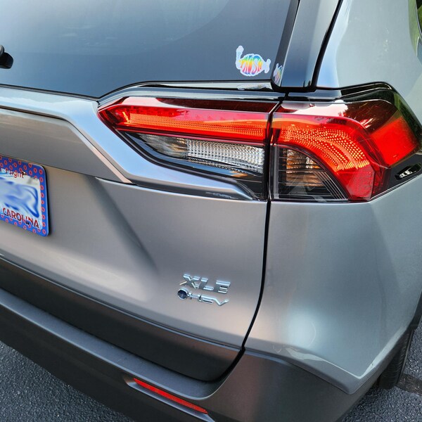 Butterfly Stickers 8 Pack Colorful Laminated Butterfly Large Decals ...