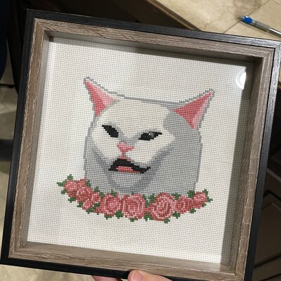 Smudge the Cat Meme Cross Stitch Pattern - Etsy