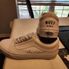 Custom Wedding Script Calligraphy LEATHER VANS / Canvas Wedding VANS ...