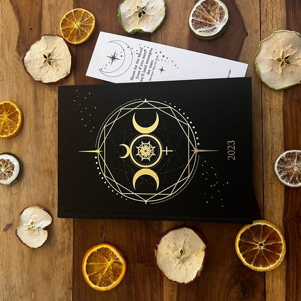 2025 COSMOPLANNER Moon Planner Creative Productivity Planner Moon Journal Moon Phases Full Moon ...