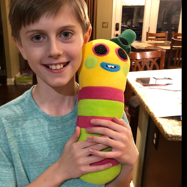Mr. Dinkles Plush Toy, Soft Toy, Mr. Dinkles Felt Toy, Fleece Toy ...
