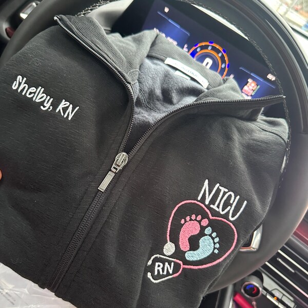 Occupational Therapy Heart OT Medical Jacket-ot-fleece Jacket With Name ...