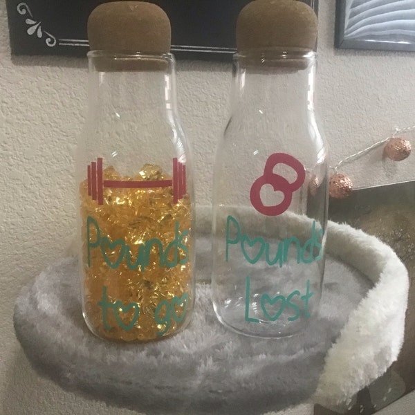 Weight Loss Jars | Pounds Lost Decals | Weight Loss Tracker | Decals ...