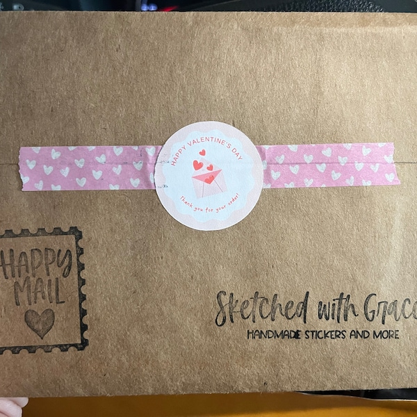 Custom Teacher Valentines Day Sticker + Valentines Gift for Teacher ...
