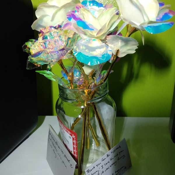 FFXIV Elpis Glow in the Dark Holographic Flower, FF14 Endwalker ...