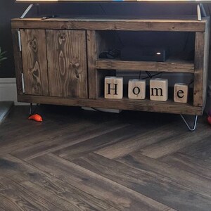 Handmade Rustic Desk on V Frame Steel Legs, Industrial Scaffold Board ...
