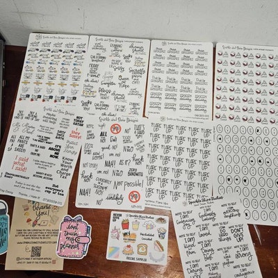 Mani Pedi Stickers - Etsy