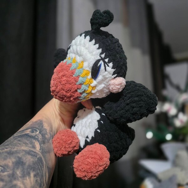 Prim the Mini Puffin Crochet Pattern, Digital Low Sew Pattern, Instant ...