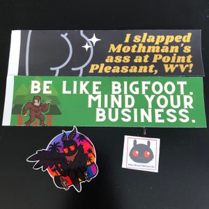 Skateboard Mothman Vinyl Sticker Gay Summer Vibes 3 Inch Handcut Vinyl ...