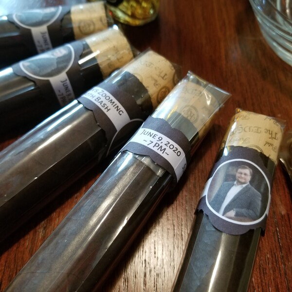 Photo Cigar Labels - Personalized Cigar Wrap - Custom Wedding Favor - Etsy