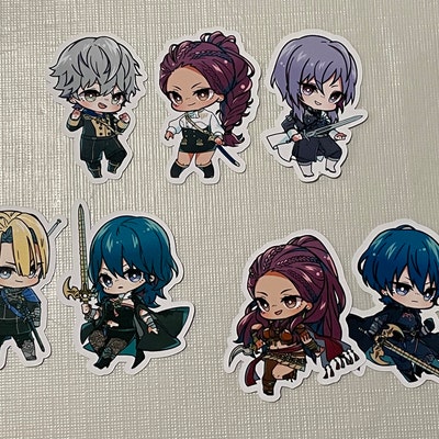 Fire Emblem Stickers Total: 220 Fates FE7 Three Houses - Etsy