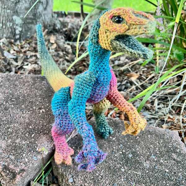 Velociraptor Pattern by Crafty Intentions DIGITAL PDF Downloadable - Etsy