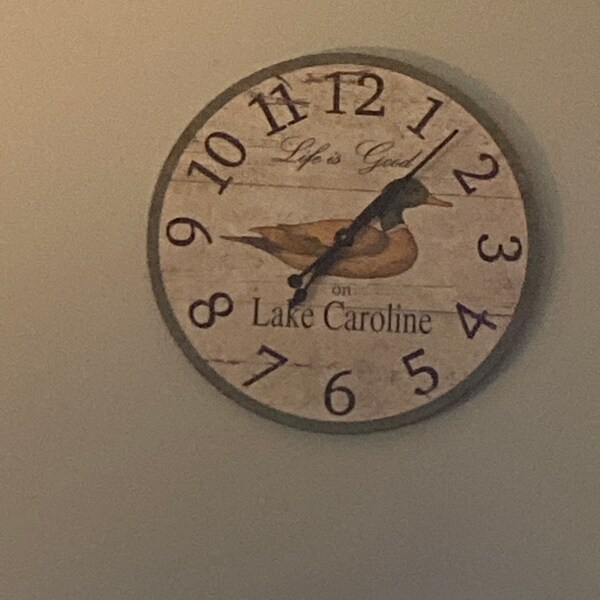 Duck Clock- Personalized Duck Clock - Etsy