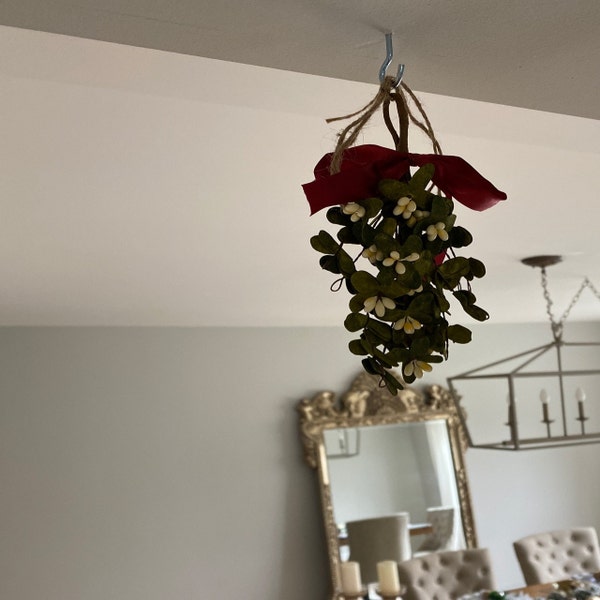 Hanging Mistletoe, Artificial Mistletoe, Christmas Decorations for the ...