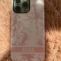 Rose Quartz Case With Ring Phone Grip iPhone or Galaxy Expanding Stand ...