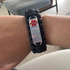 Personalized Engraved Red Stainless Steel Oval ID Tags - Etsy