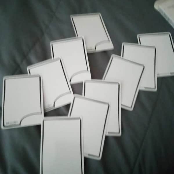 Dry Erase Cards/tokens - 10-pack (double-sided, Erasable, Reusable ...