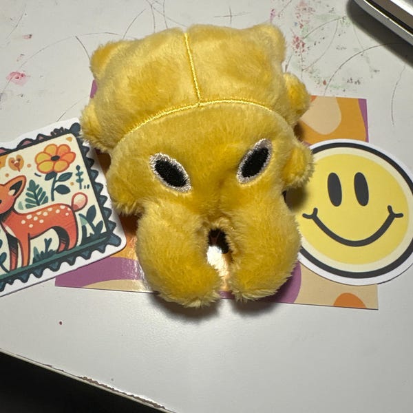 Stag Beetle Bug Rainbow Plush Keychain Charm | Version 1 - Etsy