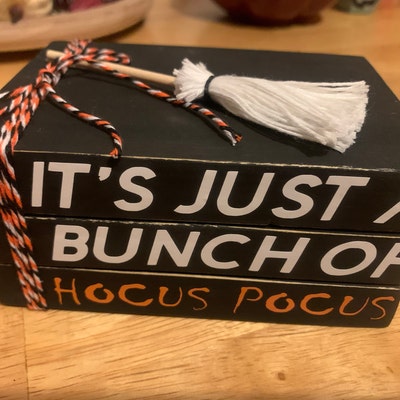 Unfinished Mini Book Stack / 3 Pack Unfinished Block Signs / Tiered ...