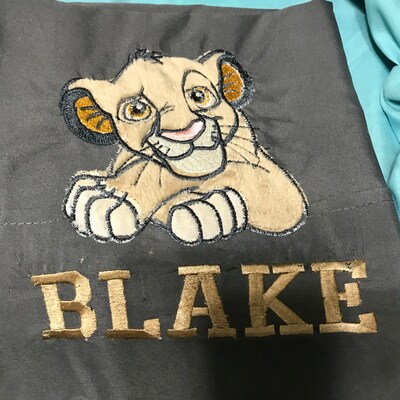 Lion King Applique Design 9 Sizes Included.machine Embroidery Design ...