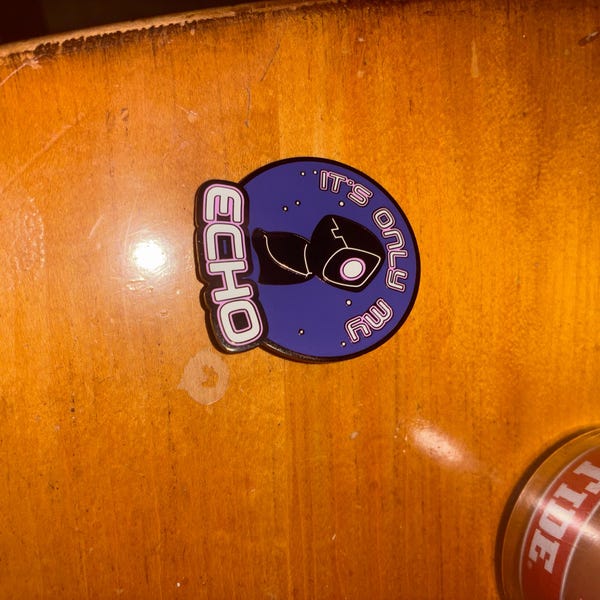 STARSET - ECHO UNIT 2.0 - Glow in the Dark Enamel Pin - Etsy