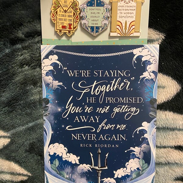 Demi God Enamel Pins Sea Posiden's Son - Etsy