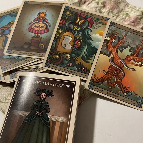 Slavic Folklore Lenormand Deluxe Edition Fairy Tale Oracle Cards ...