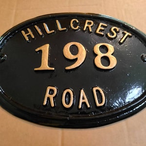 House Number Sign.colonial House Numbers Vintage Address | Etsy