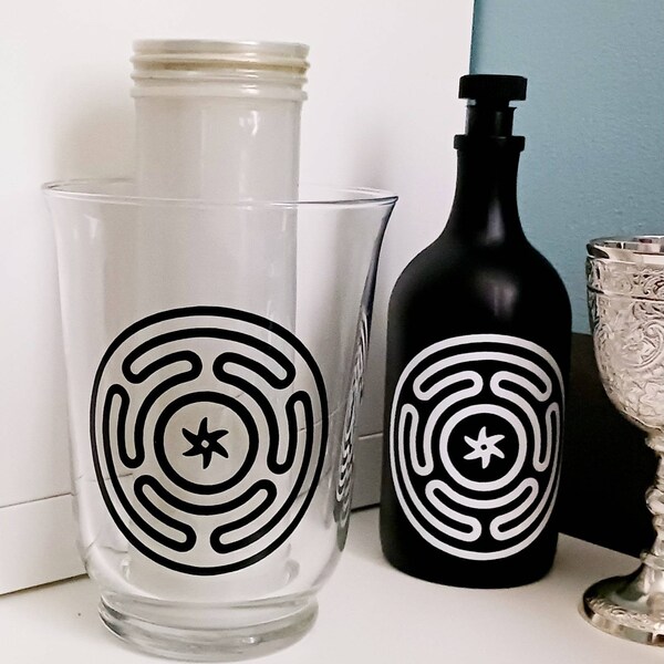 Hecate's Wheel Vinyl Sticker Decal - Goddess Symbol - Etsy