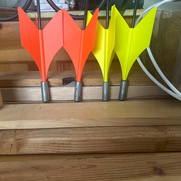 Lawn Dart Fins, Premium Flexible Shatterproof Fins for Plastic Tips - Etsy