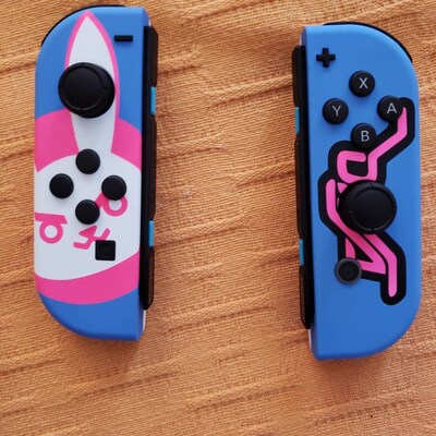 Custom Overwatch D.VA DVA Themed Nintendo Switch Joy-con Joycon ...