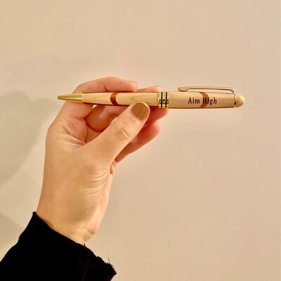 Personalized Engraved Wood Pen, Custom Wooden Ballpoint Pens ...