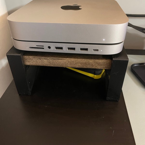 Minimalistic Wooden Monitor Stand, Computer Stand, Monitor Stand, Desk ...