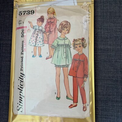 Vintage Simplicity 7741 Size 10, Cathy Hardwick Design, Button Up, Long ...