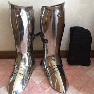 SCA Combat Full or closed Greaves - Etsy
