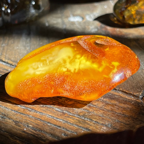 Massive Caramel White Color Amber Souvenir Stone, Yellow Unique Shape ...