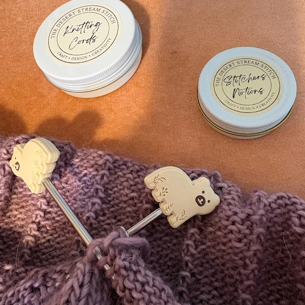Heart Stitch Stoppers, Knitting Needle Point Protectors, Knitting ...