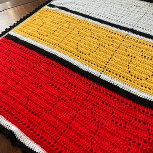 Tiny the Turtle Blanket Filet Crochet Blanket Filet - Etsy